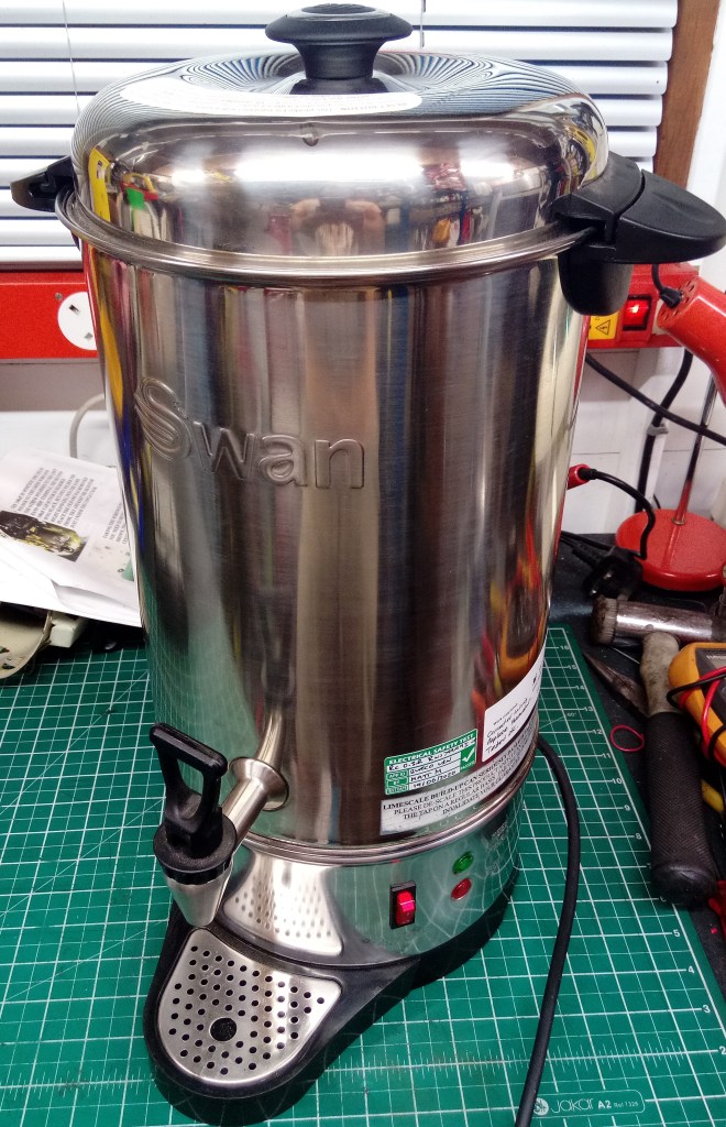 Swan tea urn off the boil – Fix It Workshop